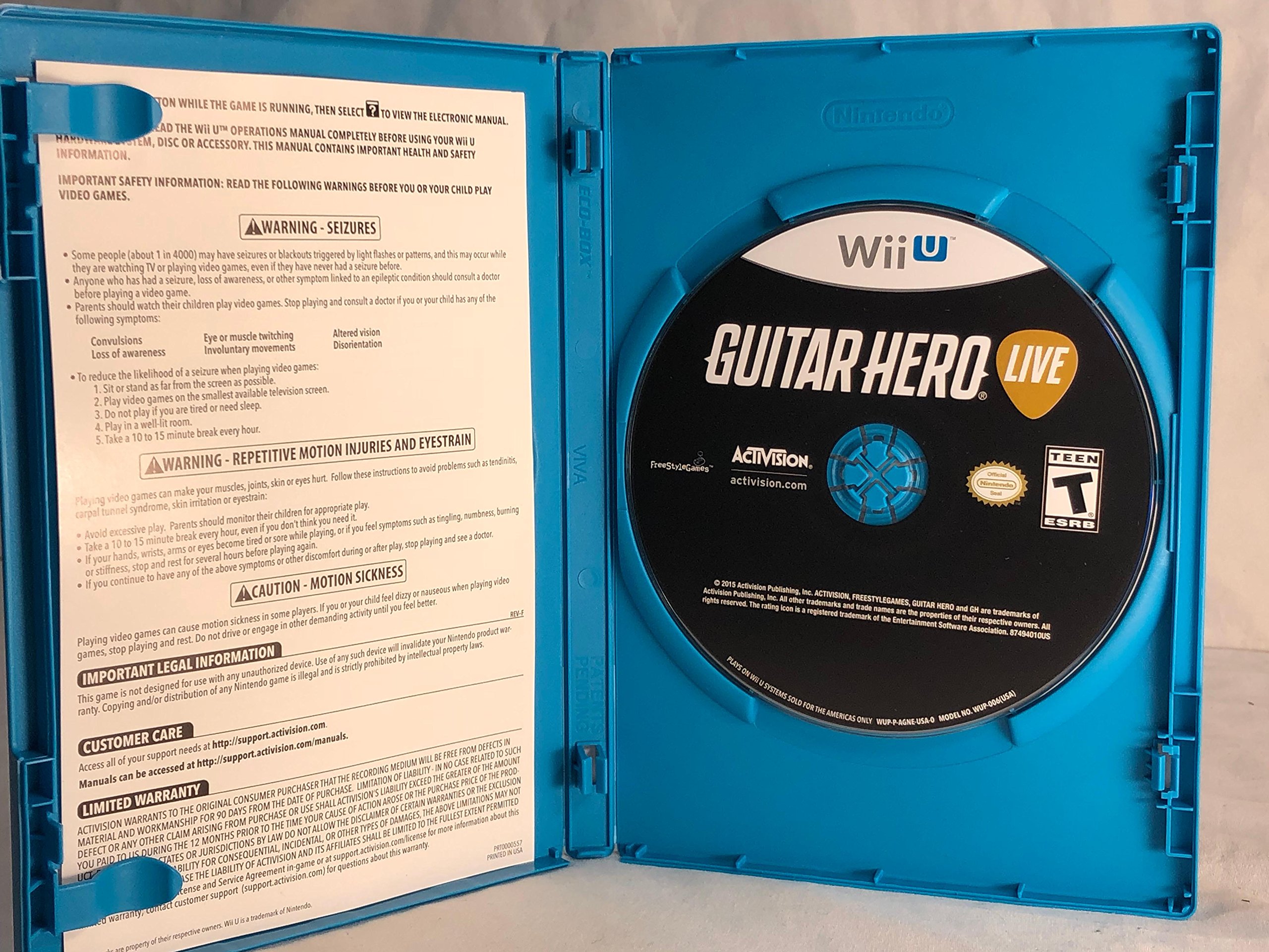 Guitar Hero: Live for Wii U (Game ONLY)