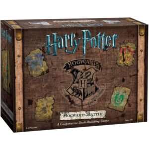 usaopoly harry potter hogwarts battle cooperative deck building card game | official licensed merchandise board great gift for fans movie artwork for 132 months to 1188 months