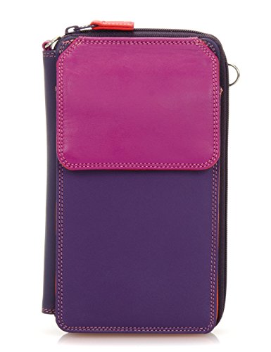 mywalit Multi-Color Purse With Shoulder Strap | 16 Cards, Phone & Coin Pockets