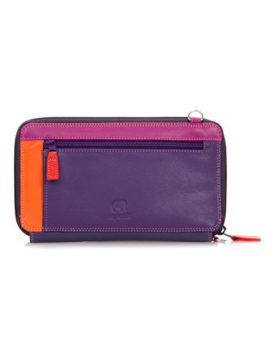 mywalit Multi-Color Purse With Shoulder Strap | 16 Cards, Phone & Coin Pockets