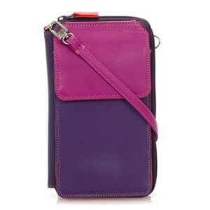 mywalit Multi-Color Purse With Shoulder Strap | 16 Cards, Phone & Coin Pockets