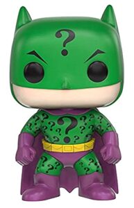 funko pop heroes villains as batman riddler action figure