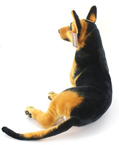 Jesonn Realistic Stuffed Animals German Dog Shepherd Plush Toys (18.9 Inch)