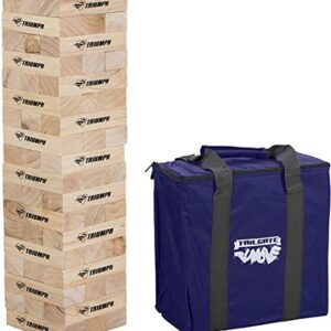 Triumph Sports Triumph Large Tumble Tower - Includes 54 Wood Tumble Blocks and Carry Case