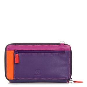 mywalit Multi-Color Purse With Shoulder Strap | 16 Cards, Phone & Coin Pockets