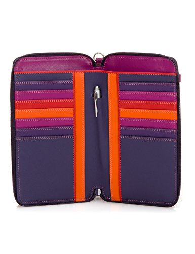 mywalit Multi-Color Purse With Shoulder Strap | 16 Cards, Phone & Coin Pockets