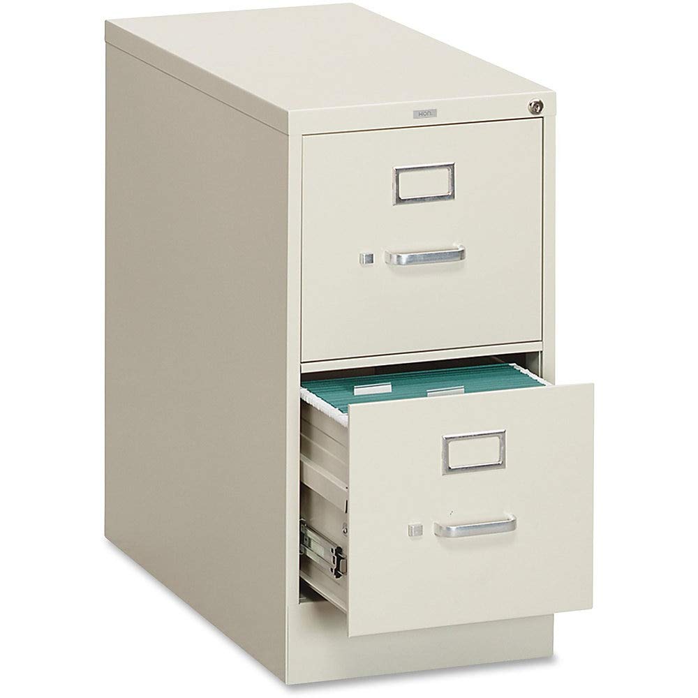 HON 310 Series Vertical 2 Drawer Letter File Cabinet in Putty