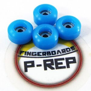 p-rep fingerboard cnc lathed bearing wheels - sky blue