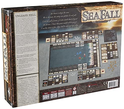 SeaFall Board Game - Legacy Game of Exploration and Adventure! Strategy Game for Kids & Adults, Ages 14+, 3-5 Players, 90-120 Min Playtime, Made by Plaid Hat Games