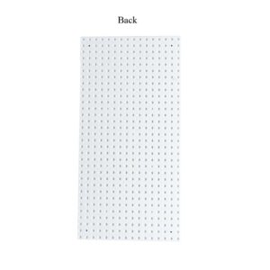 Building Bricks Block Base Plate - White 6 Pack of 5”X10” Baseplates - Compatible Major Brands Building Block Toys