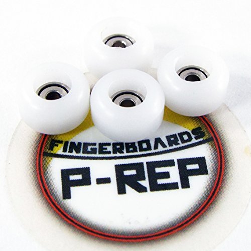 P-REP Fingerboard CNC Lathed Bearing Wheels - White