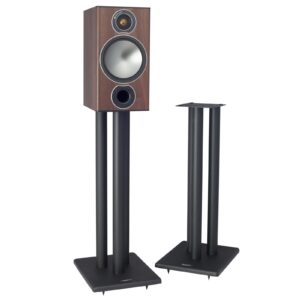 pangea audio ls300 all steel floor standing bookshelf speaker stands pair (36 inch)