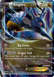 pokemon - kingdra-ex (73/124) - xy fates collide - holo