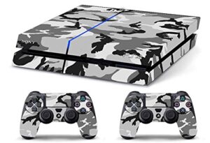 skin ps4 old - camouflage snow - limited edition decal cover adesiva playstation 4 slim sony bundle