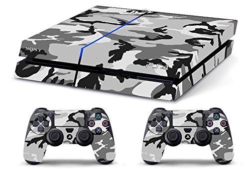 Skin Ps4 Old - CAMOUFLAGE SNOW - limited edition DECAL COVER ADESIVA Playstation 4 Slim SONY BUNDLE