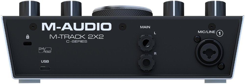 M Audio M Track 2X2 | 2 In / 2 Out 24/192 USB Audio Interface