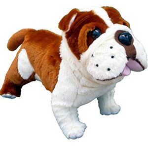 Adore 14" Buddy The Bulldog Plush Stuffed Animal Toy with Farting Sound