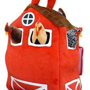 Adore 12" Hen House Chicken Coop Plush Stuffed Animal Playset