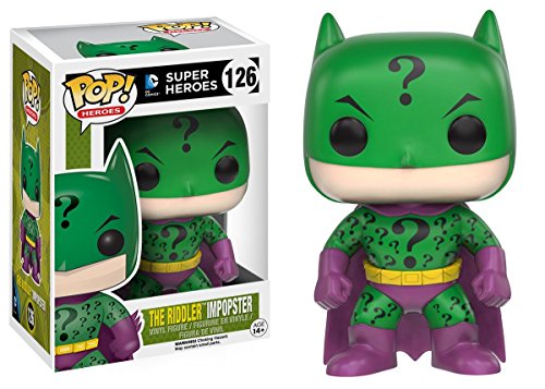 Funko POP Heroes Villains as Batman Riddler Action Figure