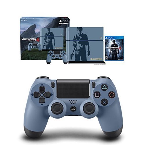 PlayStation 4 500GB Console - Uncharted 4 Limited Edition Bundle with DualShock 4 Controller