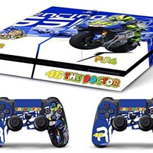 Skin Ps4 Old - Valentino Rossi - Limited Edition Decal Cover ADESIVA Playstation 4 Slim Sony Bundle