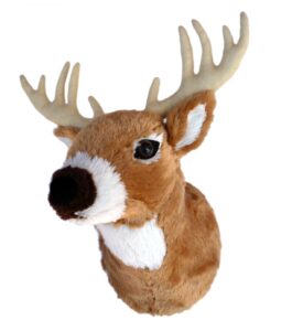 adore 13" boone the whitetail deer plush stuffed animal walltoy wall mount