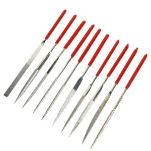 bigteddy - diamond needle nut guitar fret file set hole slot filing guitar repair luthier jewelers jewelry making tool