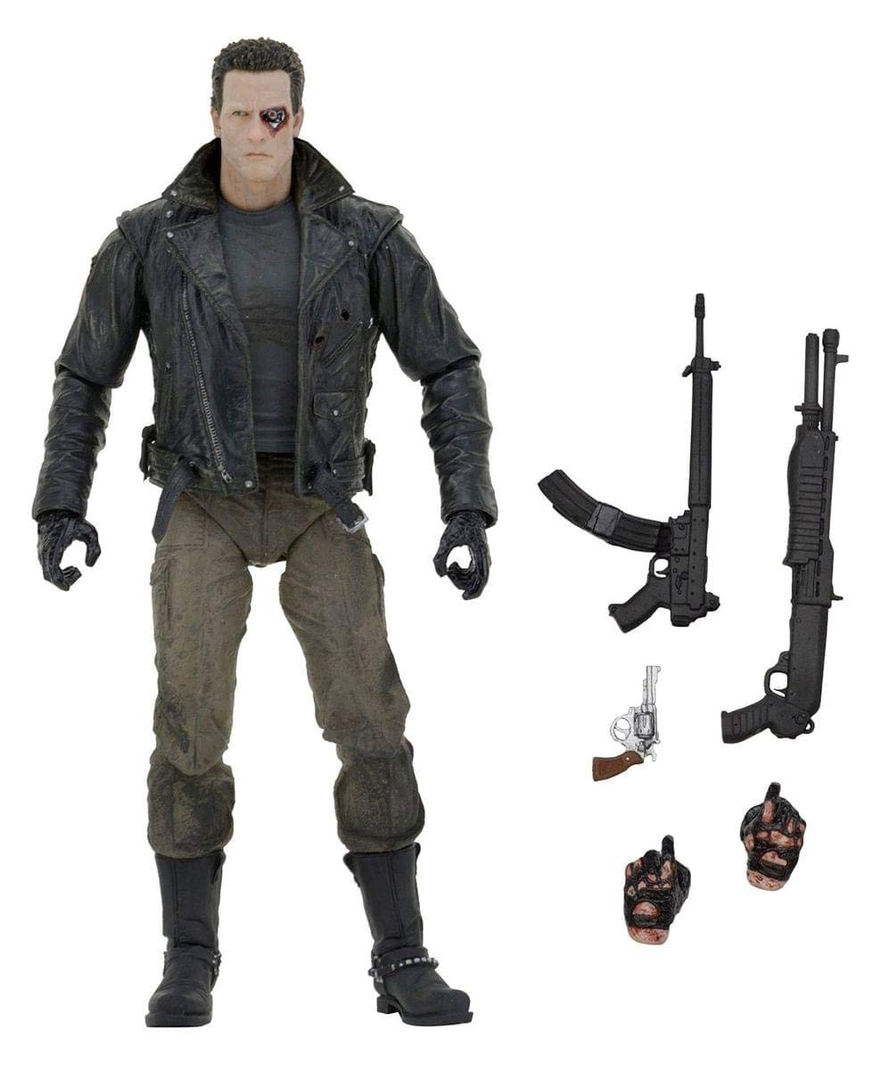 NECA Terminator Ultimate Police Station Assault T-800 7" Scale Action Figure for 204 months to 999 months