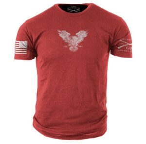 grunt style basic eagle red t-shirt - 2xlarge