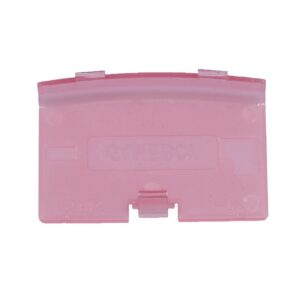 gba battery replacement, ejiasu plastic door repair parts back cover battery replacement for game boy advance/gba/gameboy advance system (gba52-1 transparent pink)