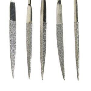 BIGTEDDY - Diamond Needle Nut Guitar Fret File Set Hole Slot Filing Guitar Repair Luthier Jewelers Jewelry Making Tool