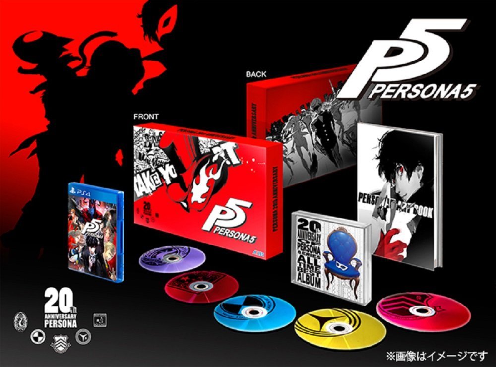 Persona 5 20th Anniversary Edition [Deluxe Edition Set] Treasure Box/Persona 5 Art Book (tentative title)/Persona 20th Anniversary All-Time Best Album Special Collaboration DLC 5-piece Set - PS4