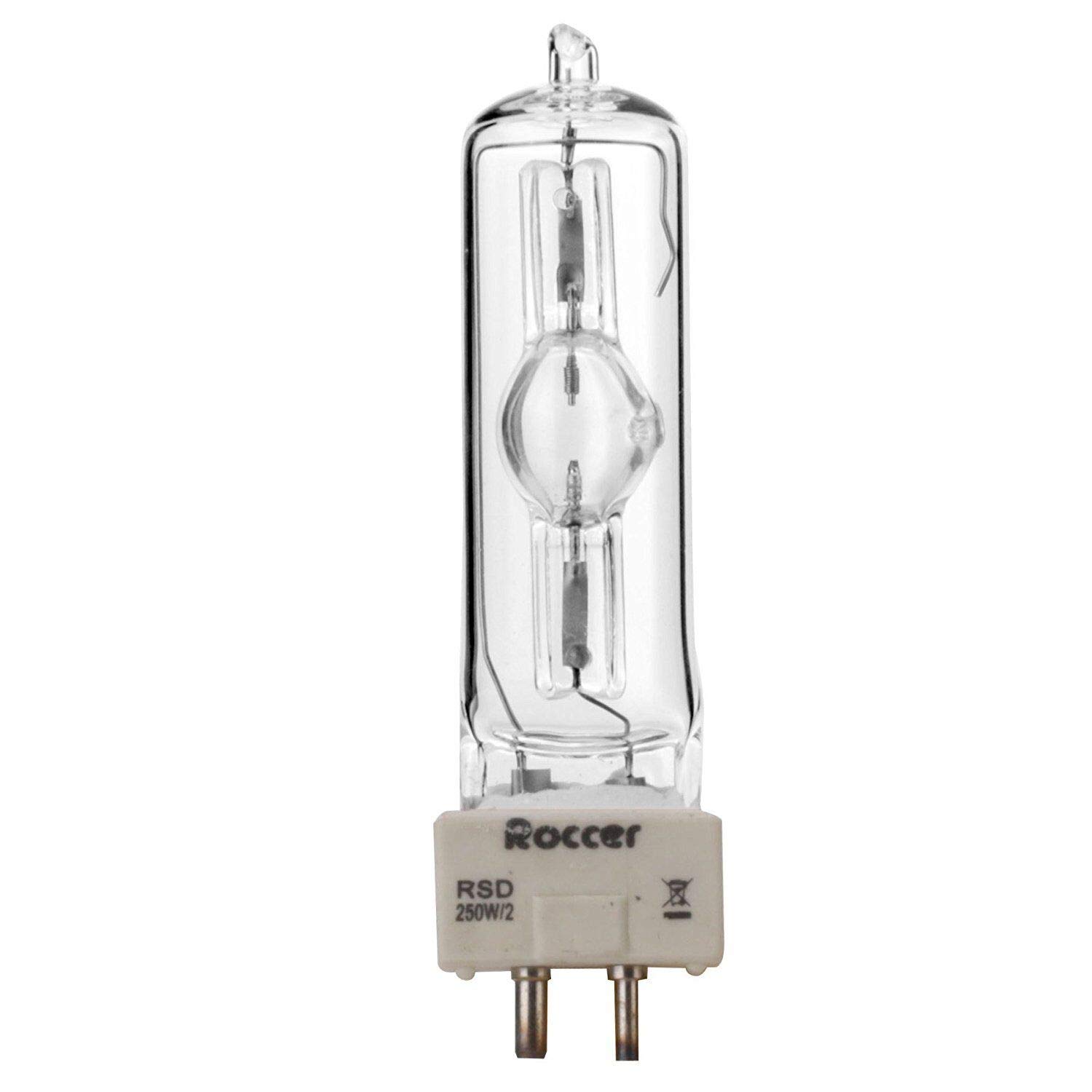 ROCCER MSD250W/2 GY9.5 Metal Halide Lamp msd250w for 250W Moving Head 8000k msd250 /2 HSD250W/80 ms Stage Light bulb msd 250 2