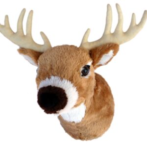 ADORE 13" Boone the Whitetail Deer Plush Stuffed Animal Walltoy Wall Mount