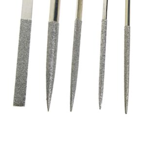 BIGTEDDY - Diamond Needle Nut Guitar Fret File Set Hole Slot Filing Guitar Repair Luthier Jewelers Jewelry Making Tool