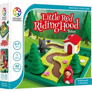 SmartGames Little Red Riding Hood Deluxe Skill-Building Board Game with Picture Book for Ages 4+