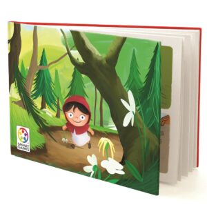 SmartGames Little Red Riding Hood Deluxe Skill-Building Board Game with Picture Book for Ages 4+