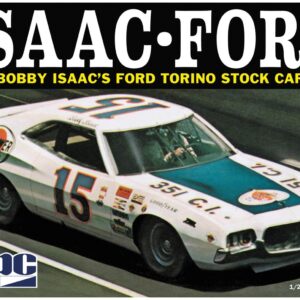 C.P.M. MPC MPC839 1:25 Scale Bobby Isaac Ford Torino Stock Car Model Kit