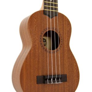 Official Kala Learn to Play Ukulele Soprano Starter Kit, Satin Mahogany – Includes online lessons, tuner app, and booklet (KALA-LTP-S)