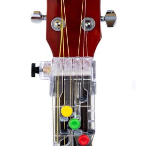 ChordBuddy 42" Full Size Acoustic Guitar Combo Beginner Set with Natural Finish Guitar, Tuner, and Learning System