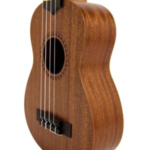 Official Kala Learn to Play Ukulele Soprano Starter Kit, Satin Mahogany – Includes online lessons, tuner app, and booklet (KALA-LTP-S)