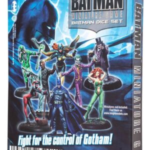 Q-Workshop Batman Miniature Game - D6 Batman Dice Set (6), Standard (15mm - 17mm)