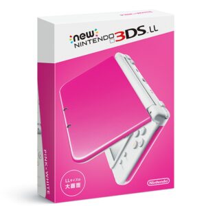 new nintendo 3ds ll pink × white (japanese imported version - only plays japanese version games) [japan import][region locked / not compatible with north american nintendo 3ds] [japan] [nintendo 3ds]