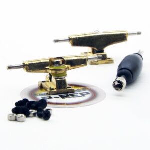 p-rep 29mm performance tuned fingerboard trucks - gold