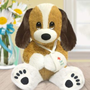 First & Main 10" Melancholy Mel Puppy Dog, Multi (3854)