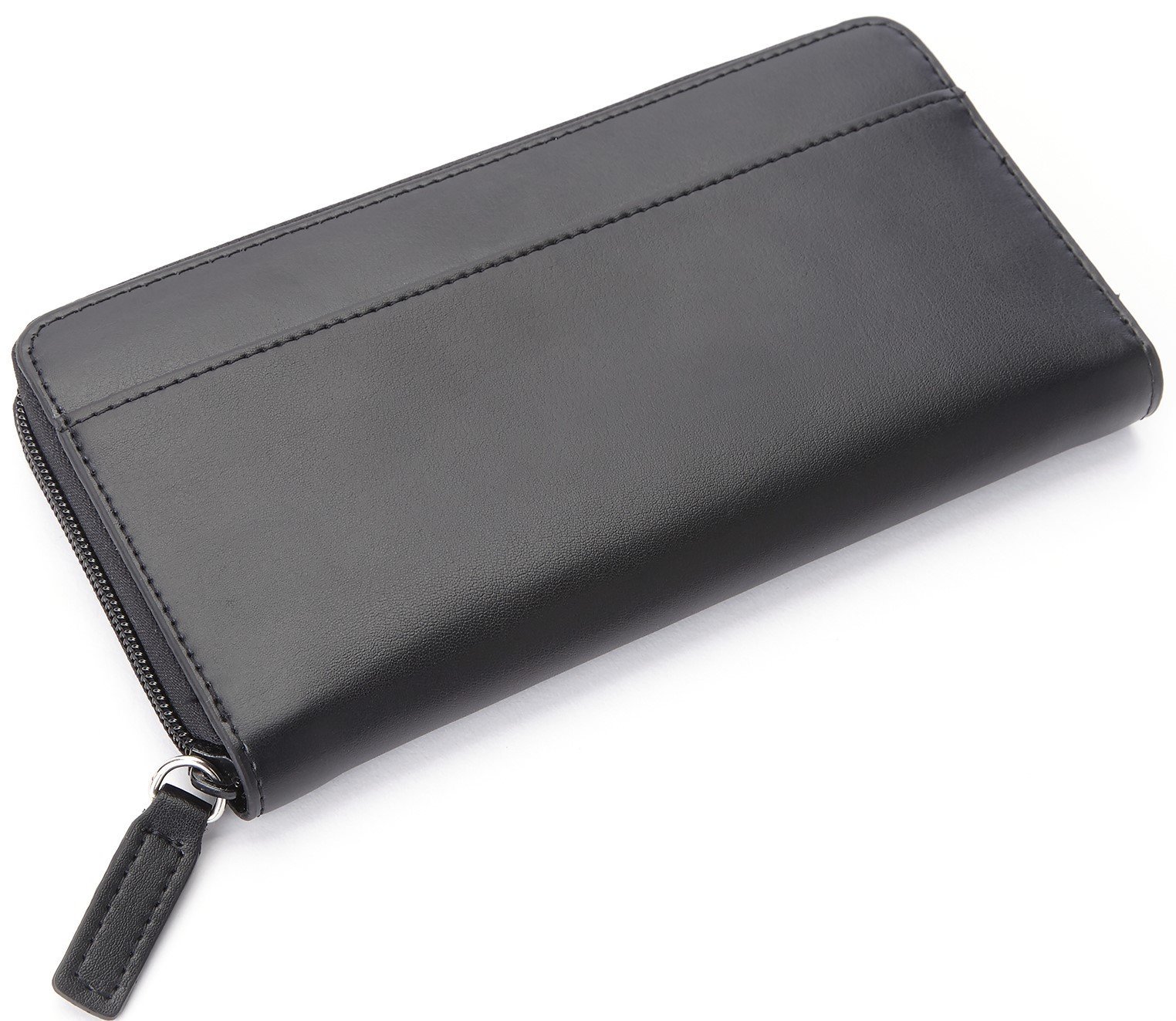 ROYCE RFID Blocking Continental Clutch Wallet Handcrafted in Genuine Leather - Black