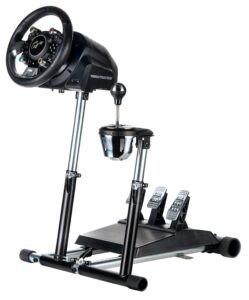 wheel stand pro supertx stand compatible with thrustmaster t300rs, t248, tx leather, t150/t150 pro/tmx/tmx pro,gt, tx, ts-xw, ts-pc, t300gt, t-gt, t-gt ii & t500rs wheel & pedals not included