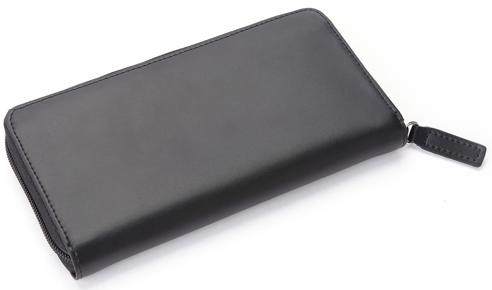 ROYCE RFID Blocking Continental Clutch Wallet Handcrafted in Genuine Leather - Black