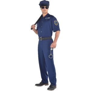 amscan 846931 adult on patrol police costume, medium size