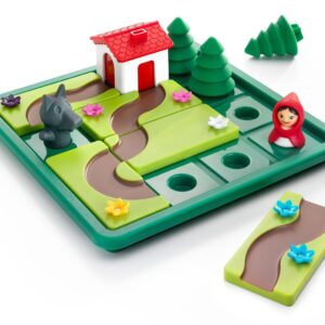 SmartGames Little Red Riding Hood Deluxe Skill-Building Board Game with Picture Book for Ages 4+